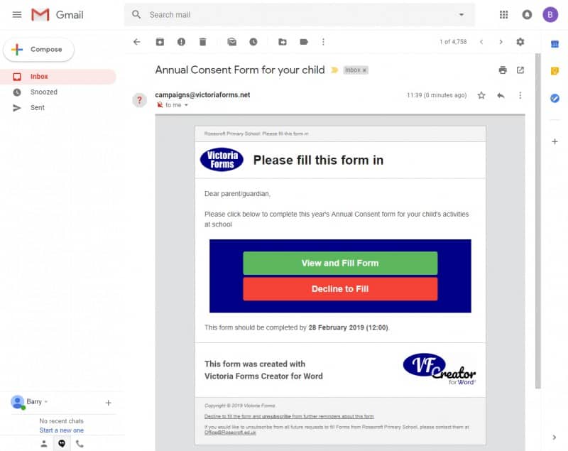 Education – Victoria Forms