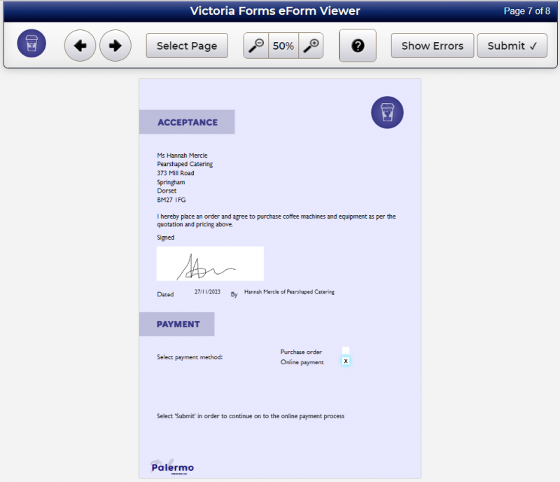 Sales Teams – Victoria Forms